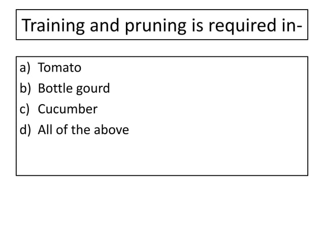 Intercultural operations in vegetable crops | PDF | Gardening | Home ...