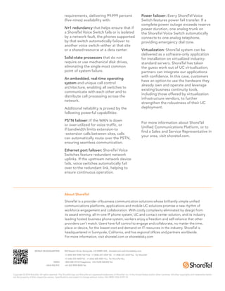 ShoreTel UC Solution Brief | Voyager Networks | PDF | Computer Software ...