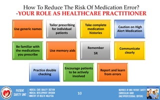 P6 MEDICATION SAFETY HOUSEMANSHIP MALAYSIA | PDF