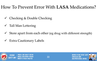 P6 MEDICATION SAFETY HOUSEMANSHIP MALAYSIA | PDF