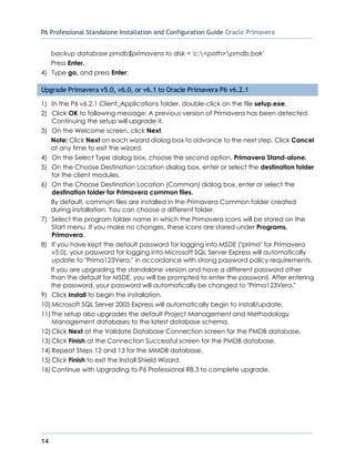 P6 professional standalone_install_and_config_guide | PDF