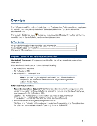 P6 professional standalone_install_and_config_guide | PDF