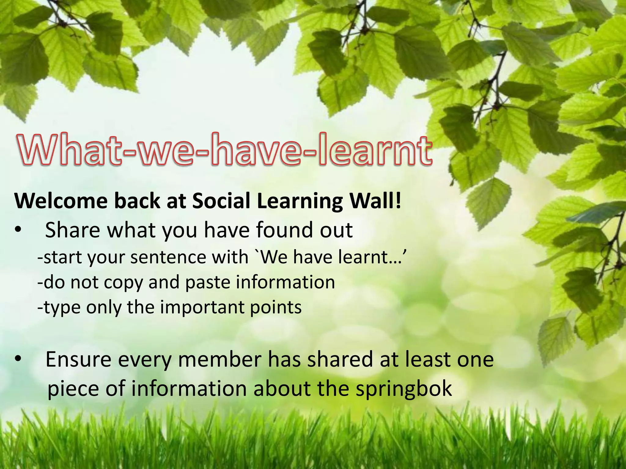 P6 science elearning 2015 | PPT