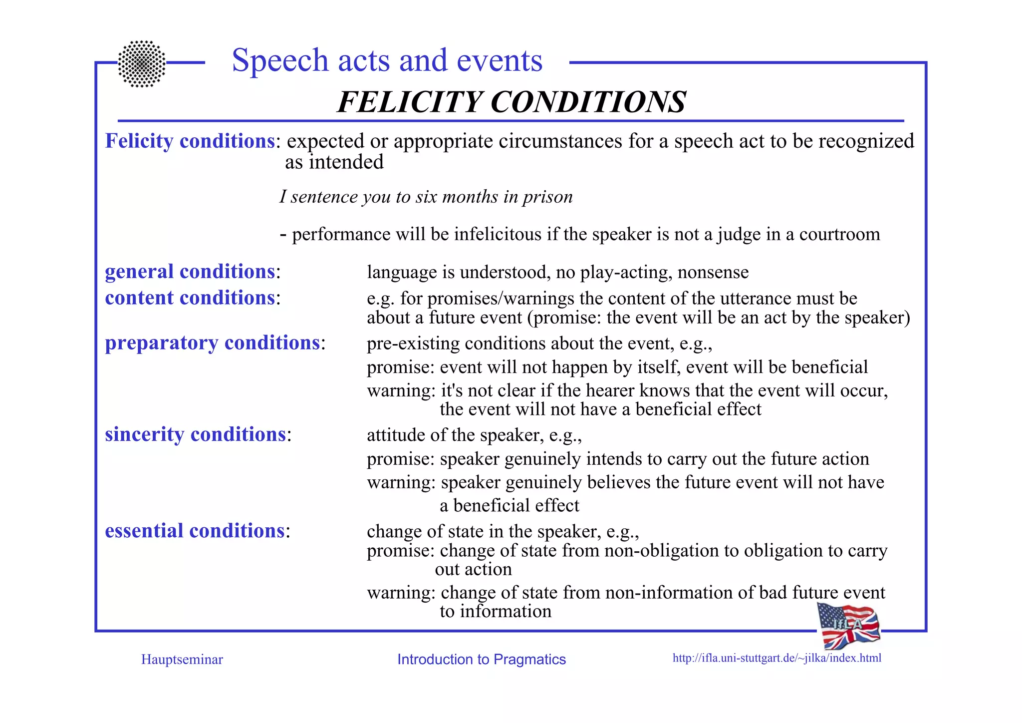 Speech acts and events | PDF