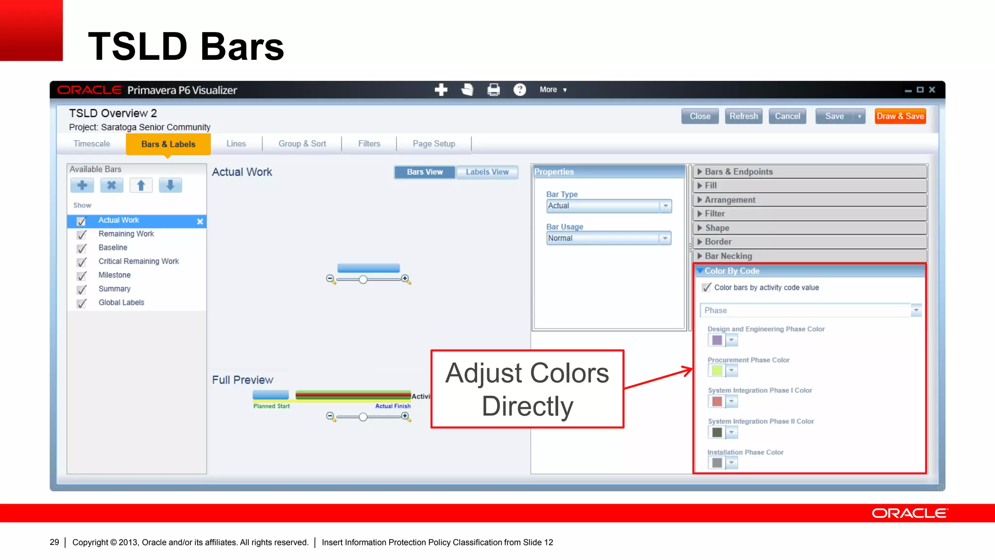 P6 visualizer interactive demonstration - Oracle Primavera P6 ...