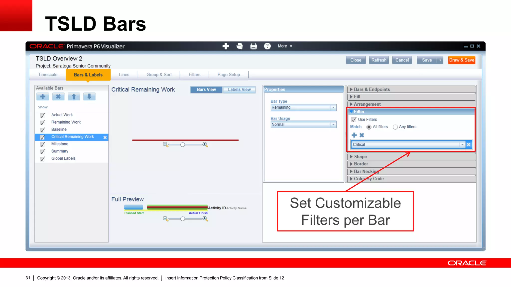 P6 visualizer interactive demonstration - Oracle Primavera P6 ...