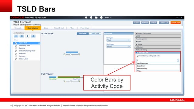 P6 visualizer interactive demonstration - Oracle Primavera P6 ...