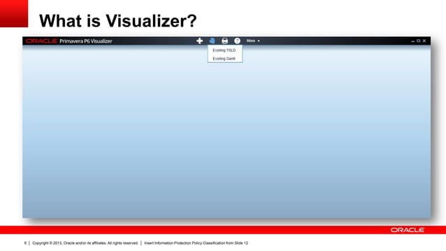 P6 visualizer interactive demonstration - Oracle Primavera P6 ...