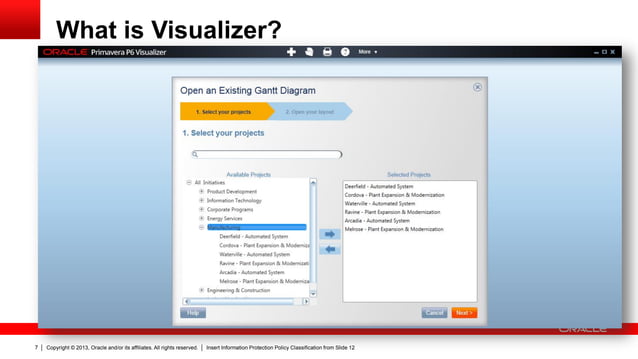 P6 visualizer interactive demonstration - Oracle Primavera P6 ...
