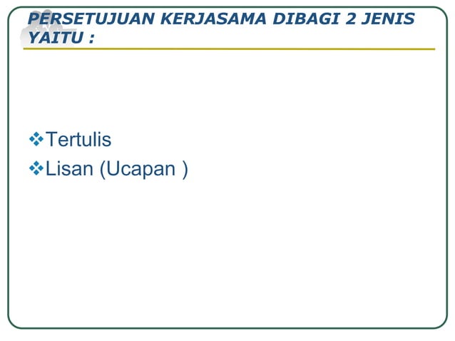 P7.2 kesepakatan kerjasama | PPTX