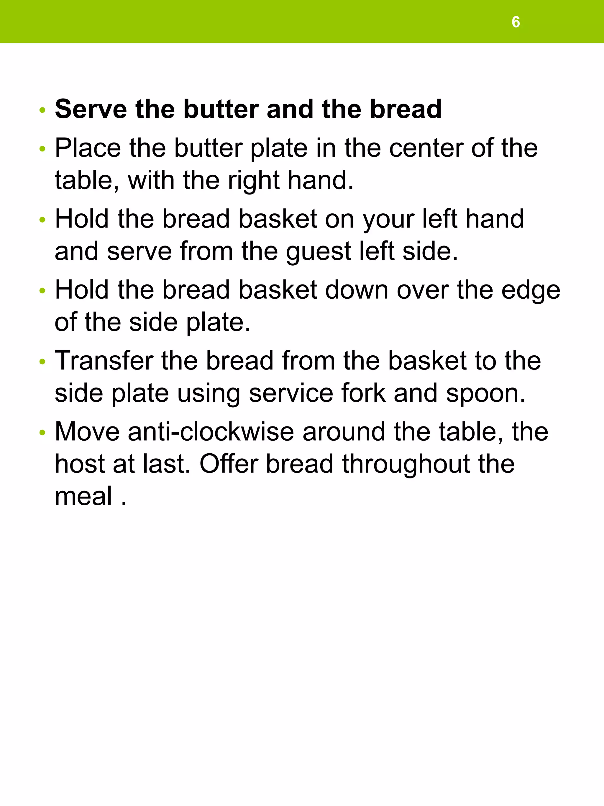 P 7 Food and Beverage cycle Service Sequence | PDF