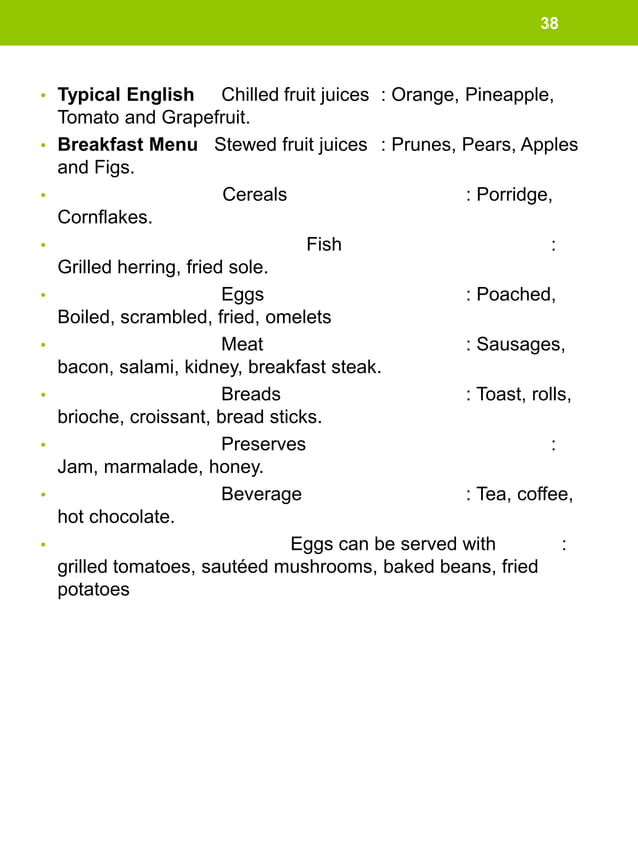 P 7 Food and Beverage cycle Service Sequence | PDF | Cooking | Food & Drink