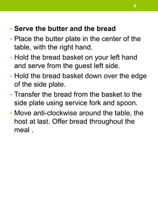 P 7 Food and Beverage cycle Service Sequence | PDF