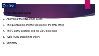 superstring theory from the ramond-neveu-schwarz formalism | PPT