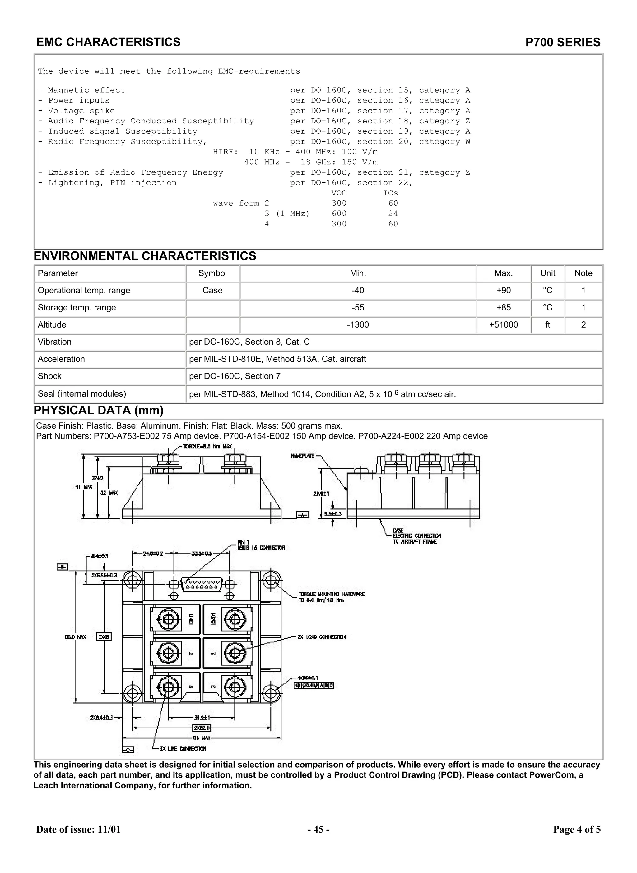 P700; 75-150A Programmable Power Controller | PDF