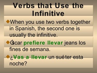 P71 verbswithinfinitives | PPT