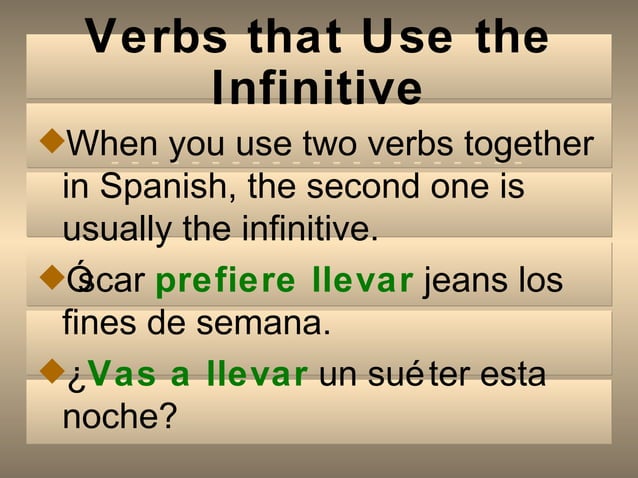 P71 verbswithinfinitives | PPT