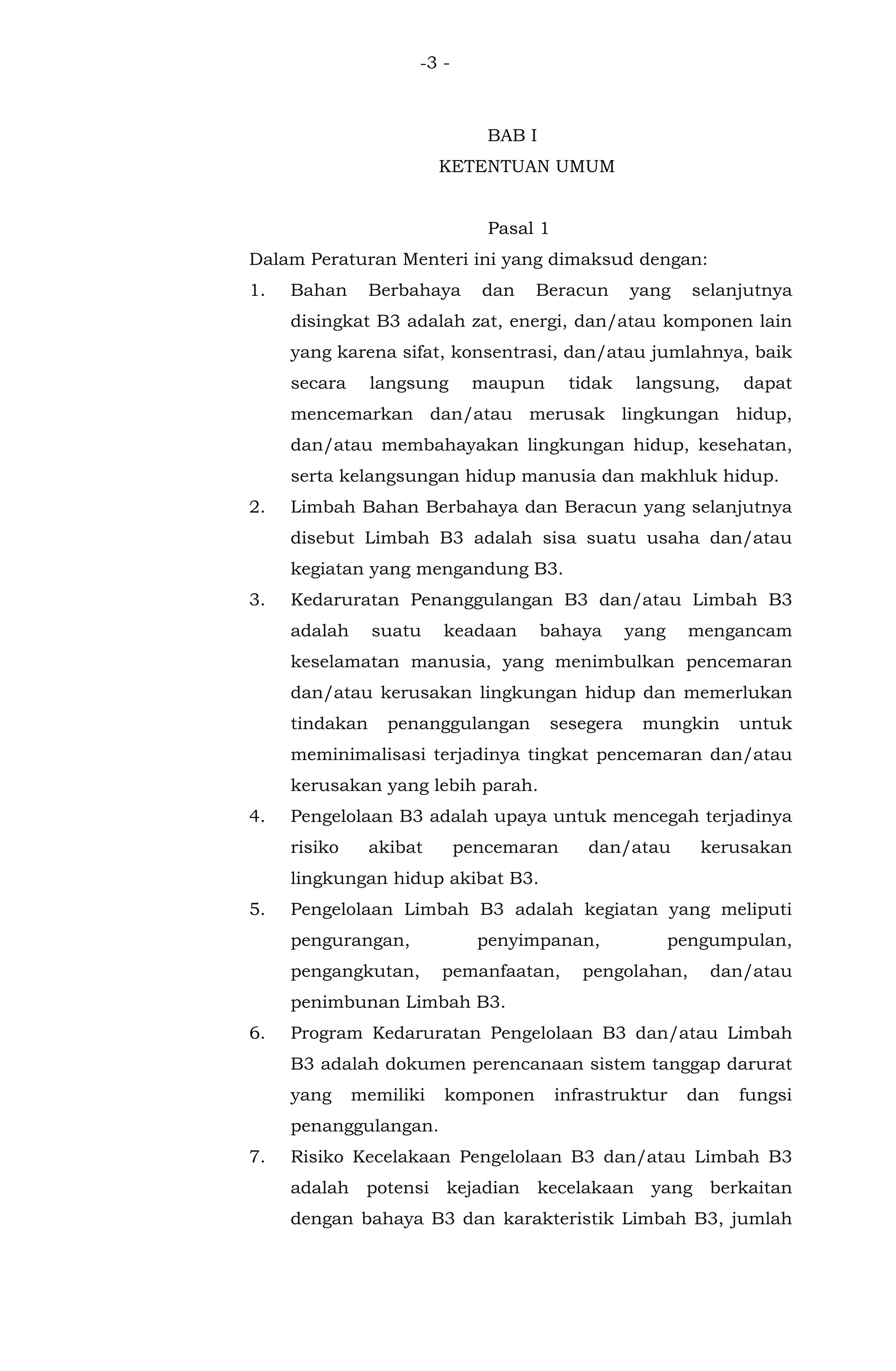 Peraturan Menteri Lingkungan Hidup Dan Kehutanan Nomor P.74/MENLHK/SETJEN/KUM.1/10/2019 | PDF
