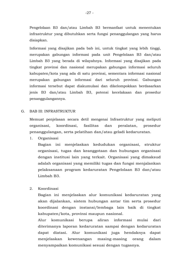 Peraturan Menteri Lingkungan Hidup Dan Kehutanan Nomor P.74/MENLHK/SETJEN/KUM.1/10/2019 | PDF