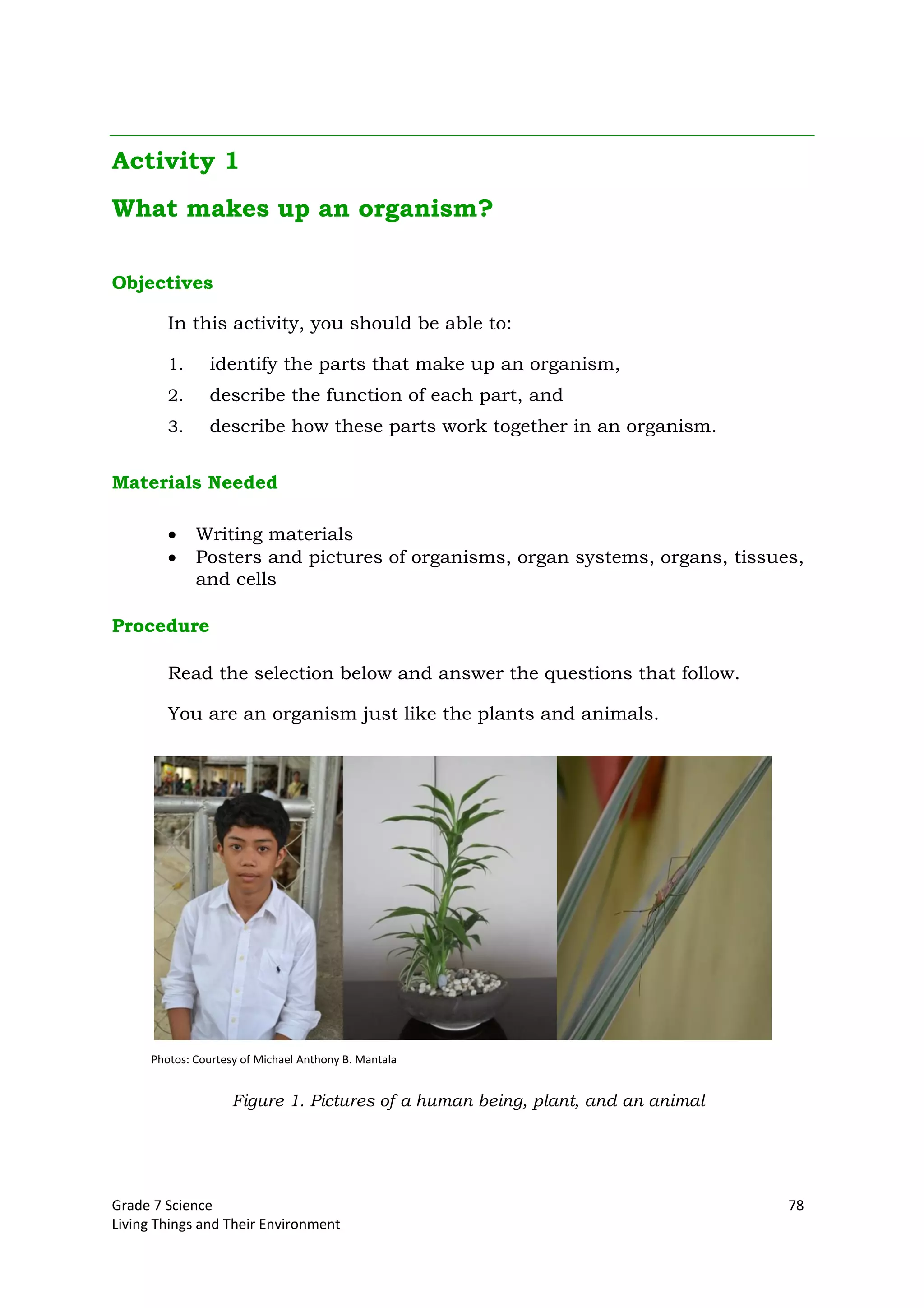 Module_1_from_Cell_to_Organism | PDF