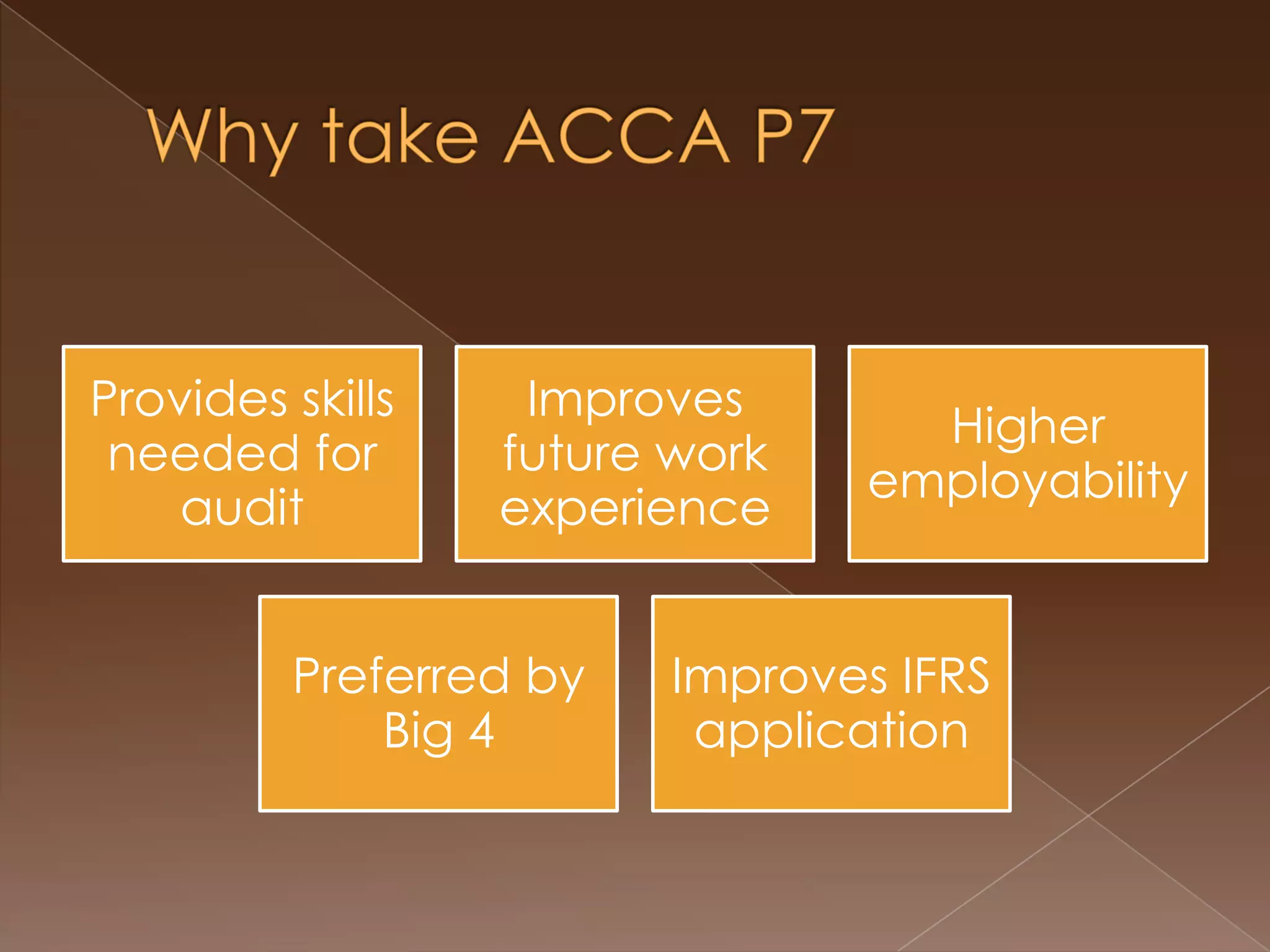 P7 advance auditing and assurance | PPT