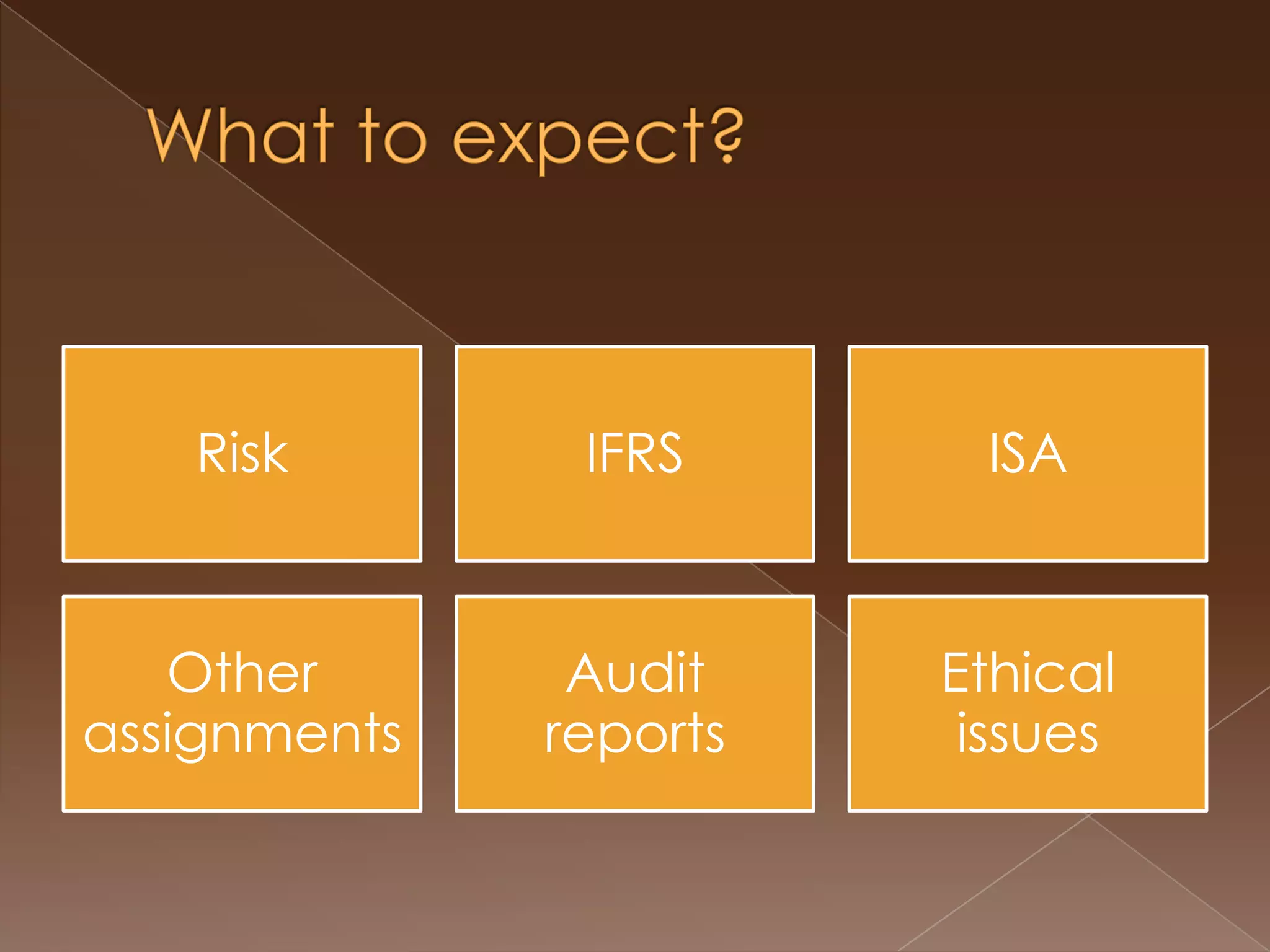 P7 advance auditing and assurance | PPT