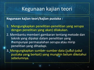 P7 kajian teori | PDF