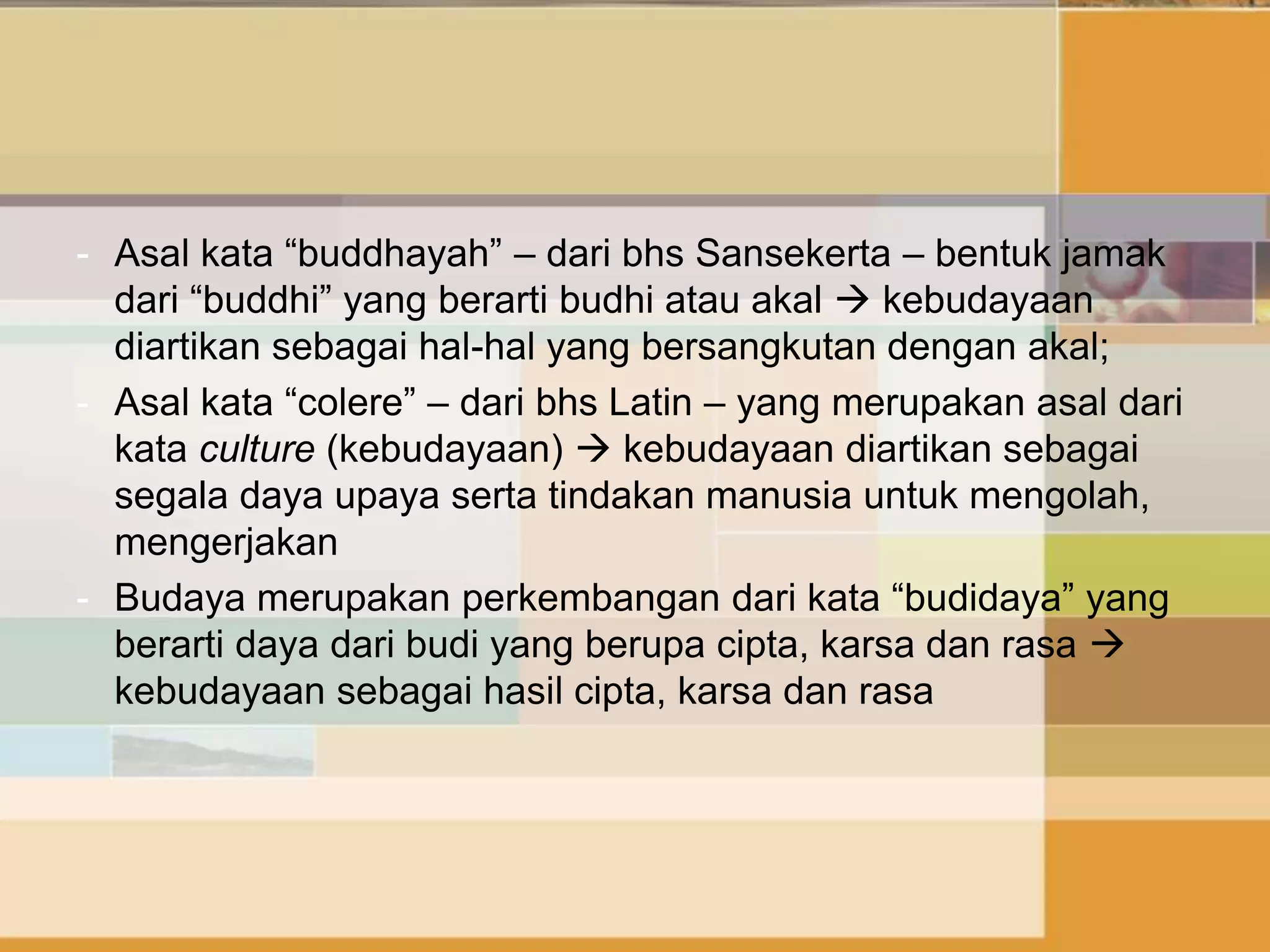 Kebudayaan | PPT