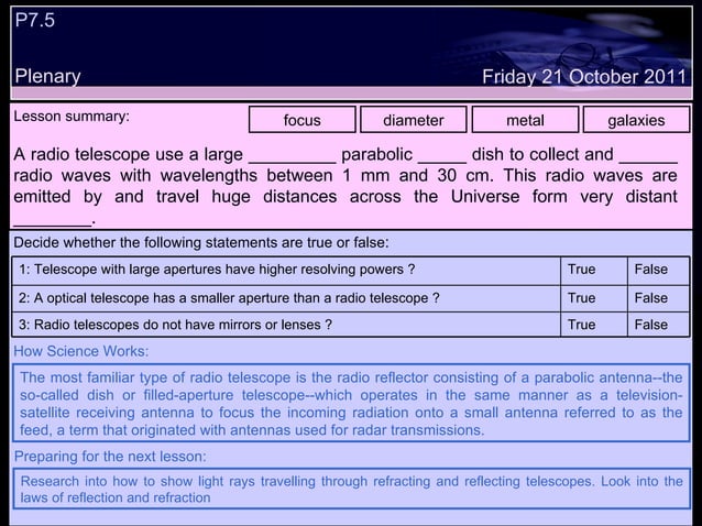 P7 lesson part one | PPT