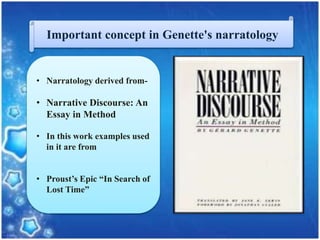 Gerard Genette’s Narratology | PPTX