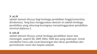 Website dan Domain | PPTX
