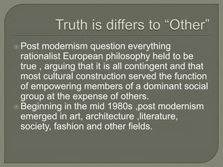 postmodernism and popular culture | PPT