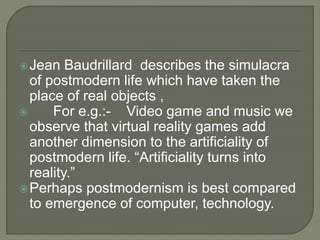 postmodernism and popular culture | PPT