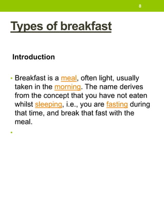P 8 Food & Beverage cycle The Menu | PDF