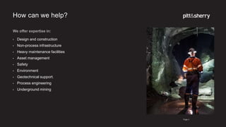 Non Processing Mining Infrastructure | PPTX