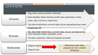 P8 analisis statistik | PPT