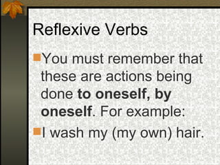 P80 reflexiveverbs | PPT | Bath and Shower | Personal Care