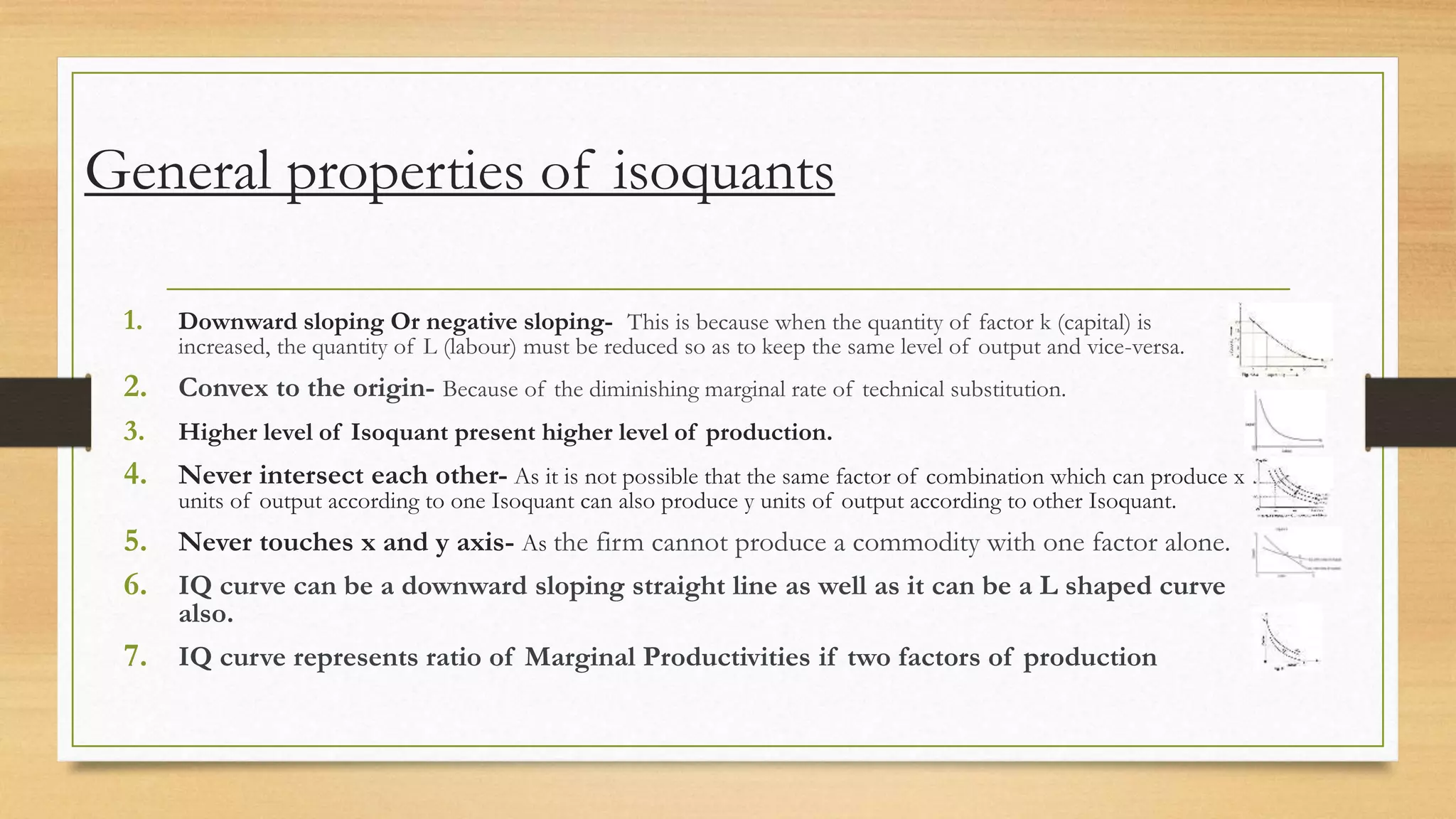 Presentation on Iso quants | PPTX
