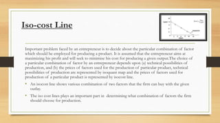 Presentation on Iso quants | PPTX