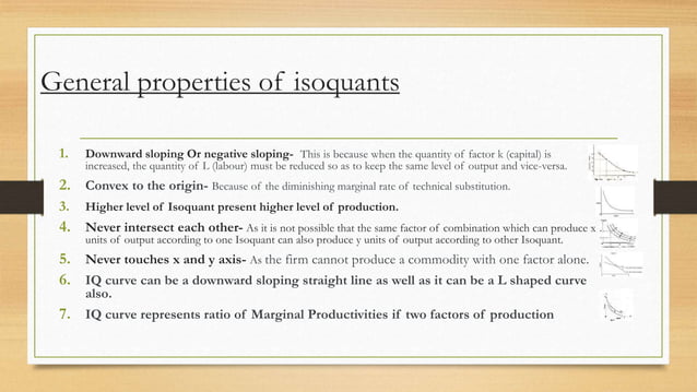 Presentation on Iso quants | PPTX