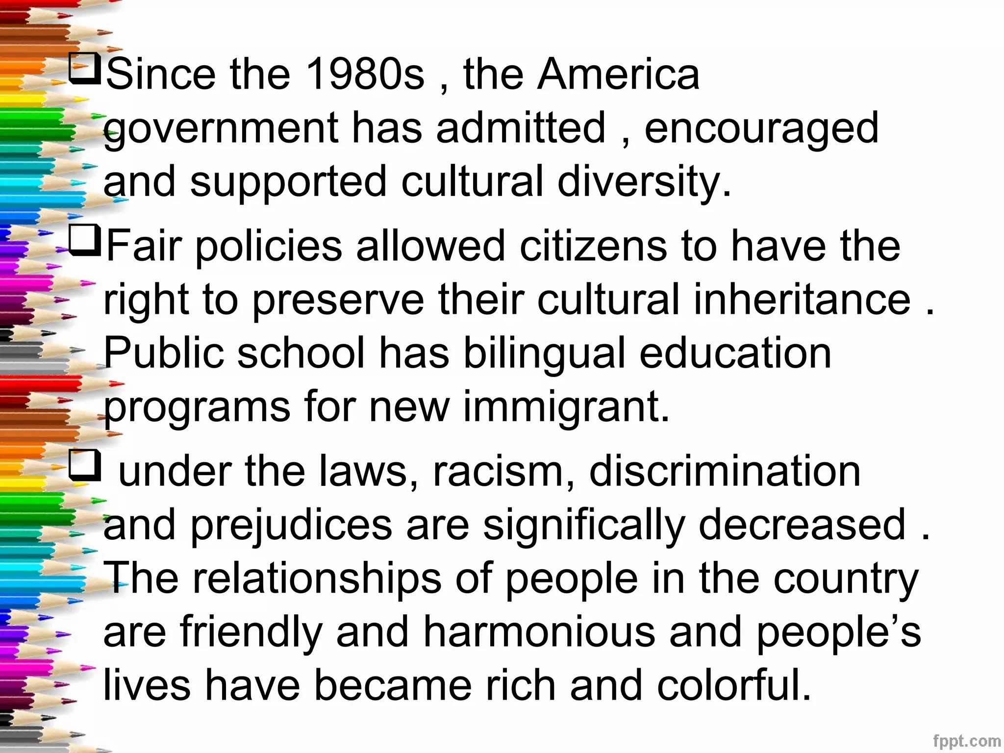 american multiculturalism | PPT