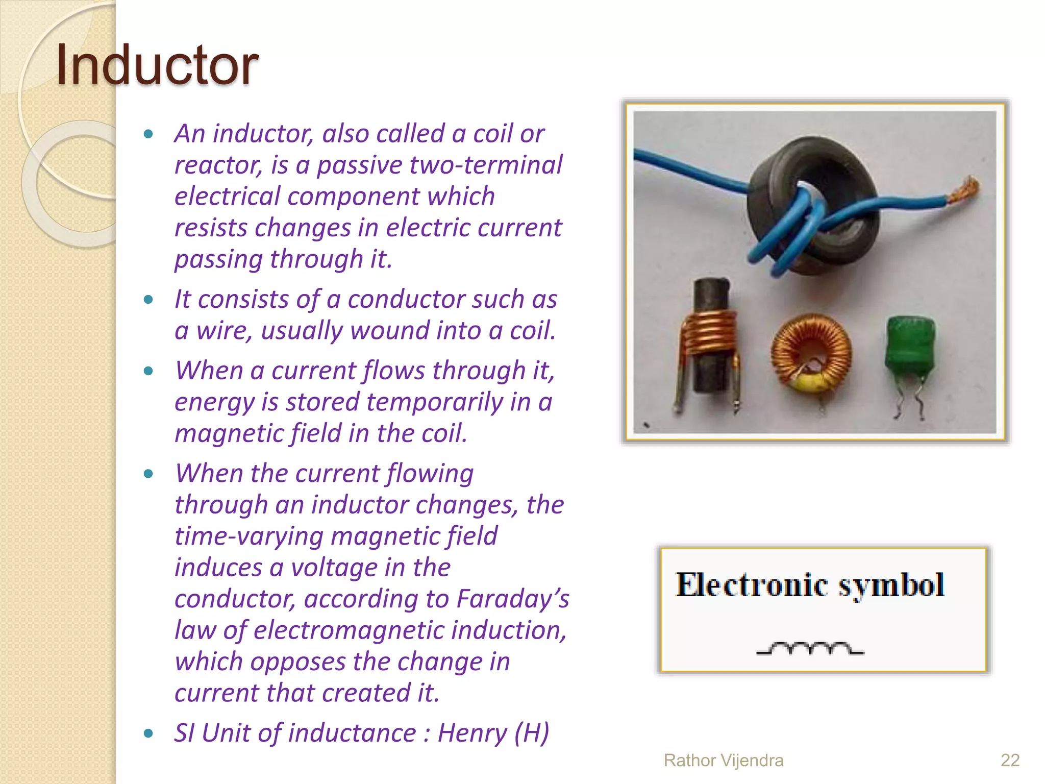 Basic electronics vocabulary | PPTX