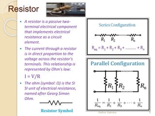 Basic electronics vocabulary | PPTX