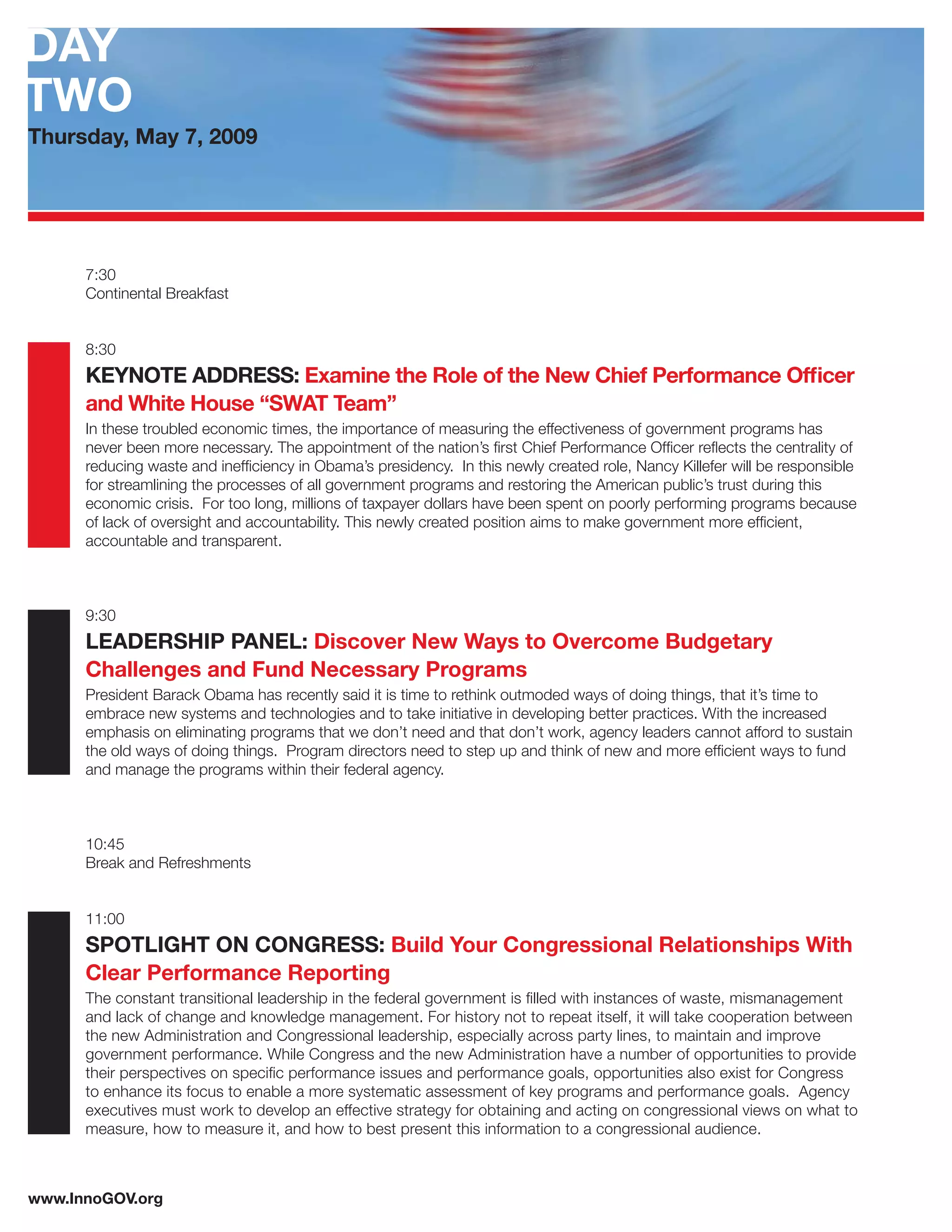 Insights and Ideas to Transform Federal Program Management | PDF