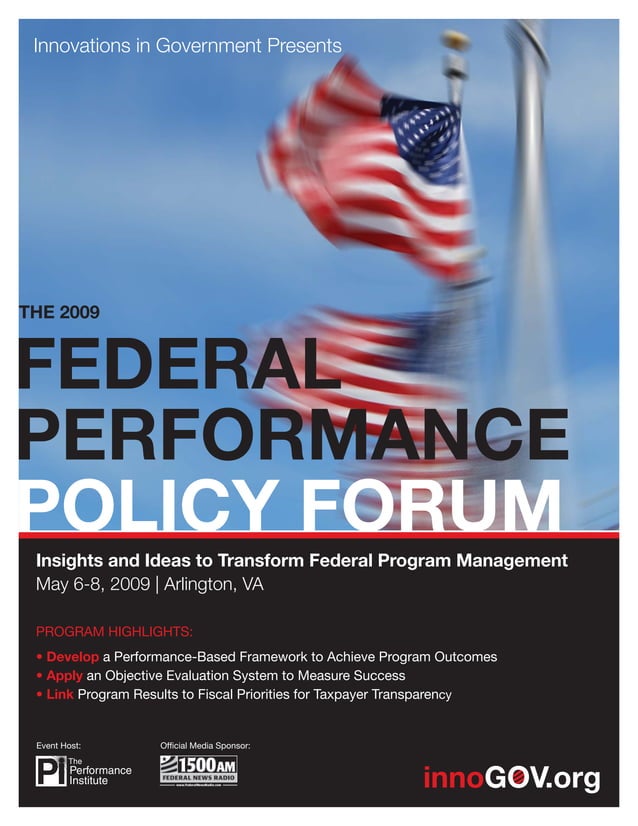 Insights and Ideas to Transform Federal Program Management | PDF