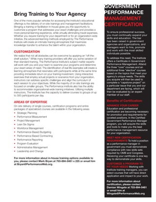 Insights and Ideas to Transform Federal Program Management | PDF