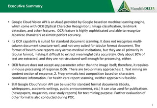 Evaluating Google Cloud Vision for OCR | PDF