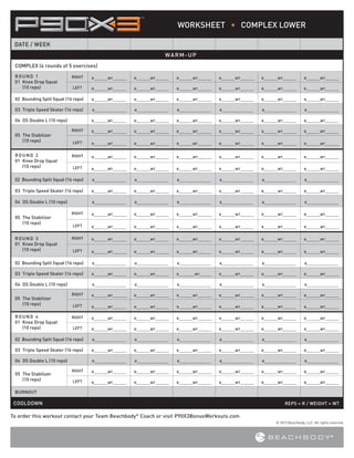 P90 x3 worksheets | PDF