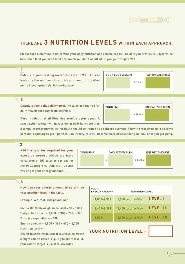 P90x diet plan | PDF