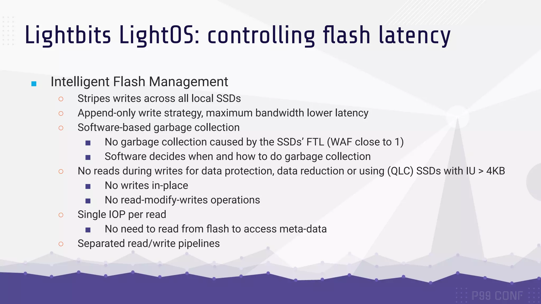 Vanquishing Latency Outliers in the Lightbits LightOS Software Defined Storage System | PPT
